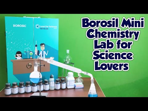 Borosil Mini Lab | Borosil Chemistry lab experiments | School Science ...