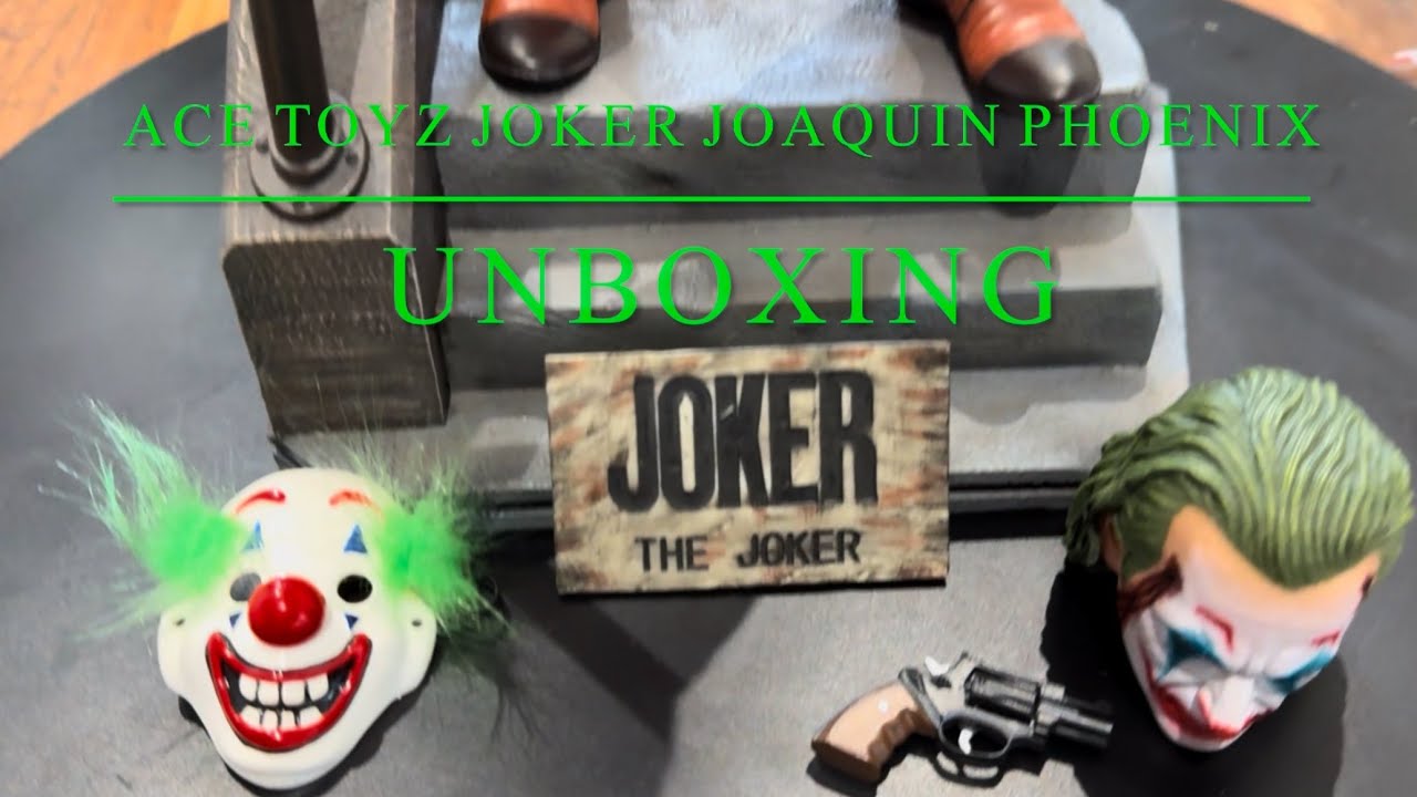 Joker Joaquin Phoenix ACE TOYZ Unboxing - YouTube