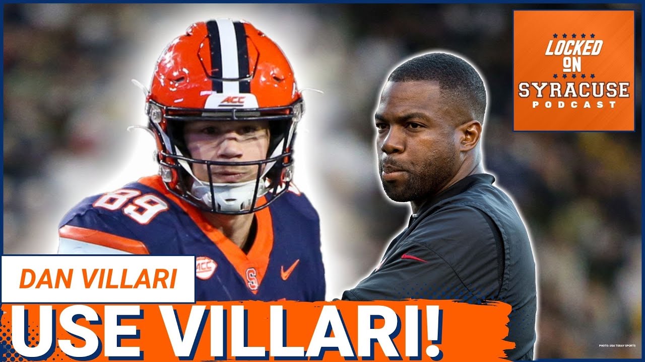 Syracuse Football Needs to get Dan Villari MORE INVOLVED | Syracuse ...