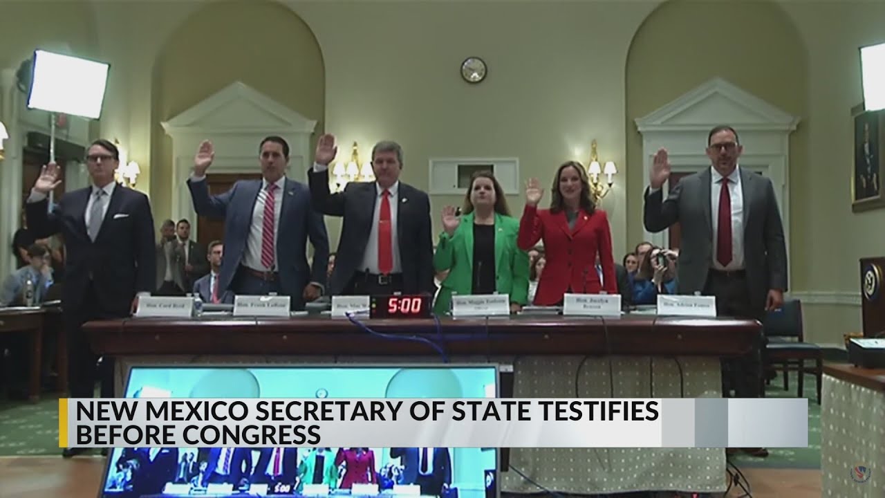 New Mexico Secretary of State testifies on election confidence and ...