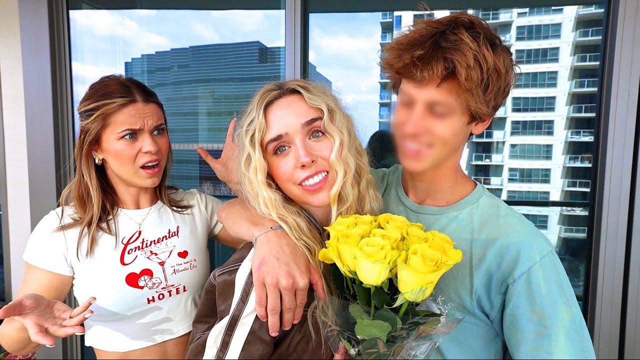 MY SISTER MEETS MY BOYFRIEND!! **she got mad** - YouTube