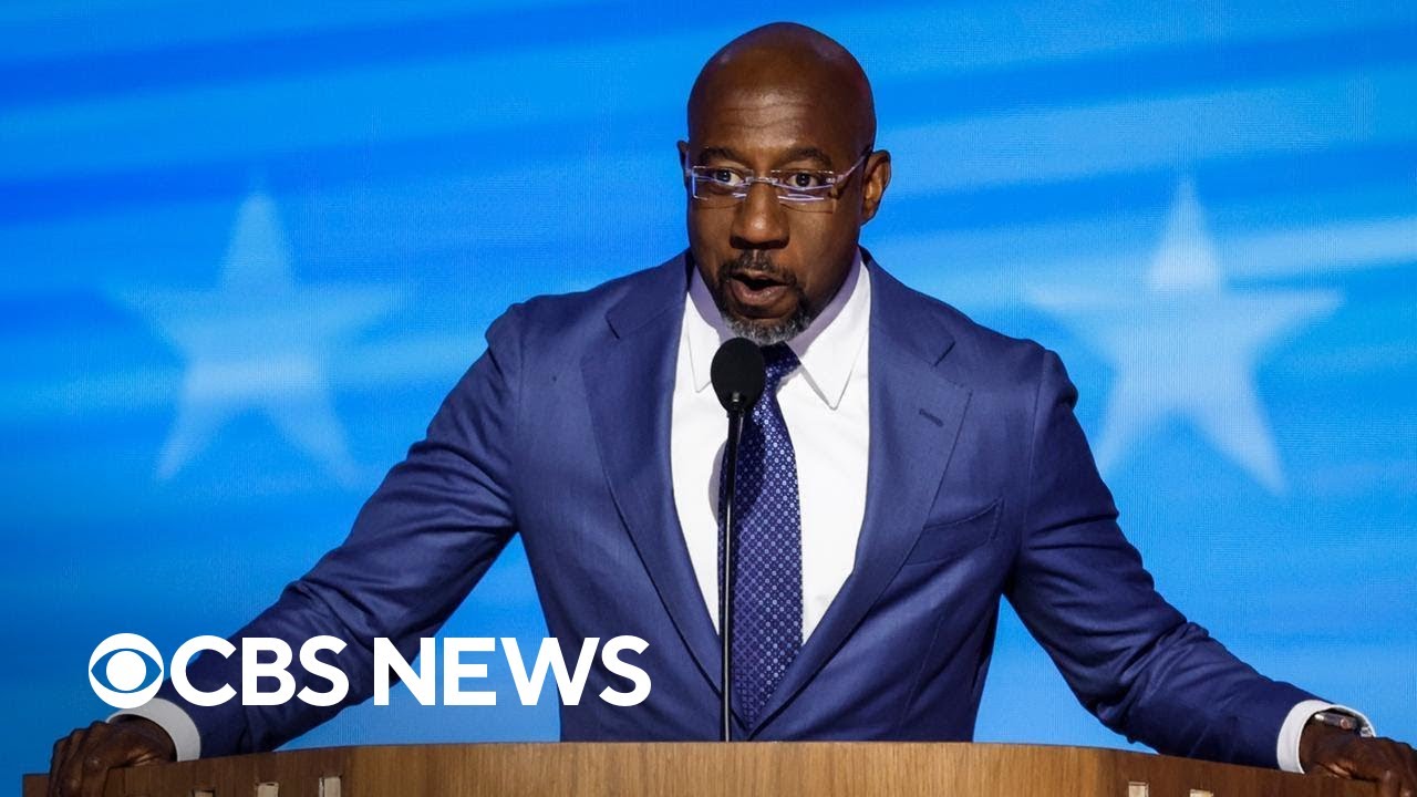 Watch: Sen. Raphael Warnock discusses Jan. 6 in DNC remarks - YouTube