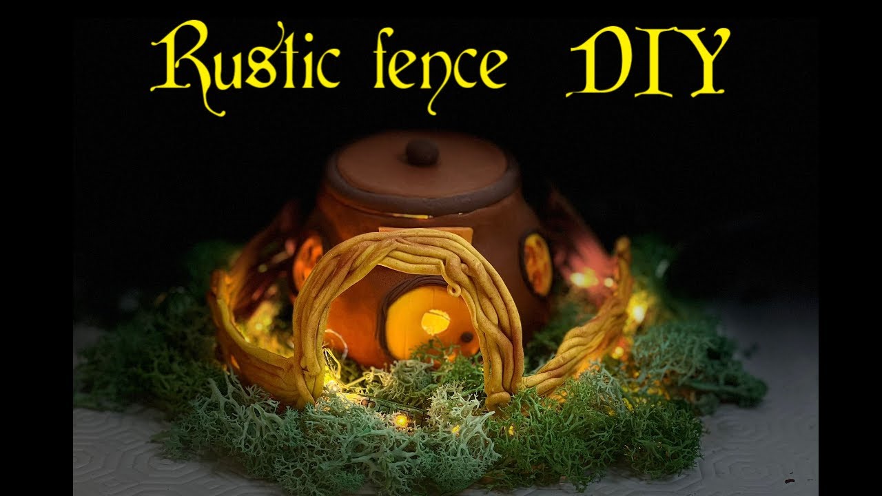 Rustic FAIRY GARDEN fence | Fairy garden items DIY | Fairy houses art ...