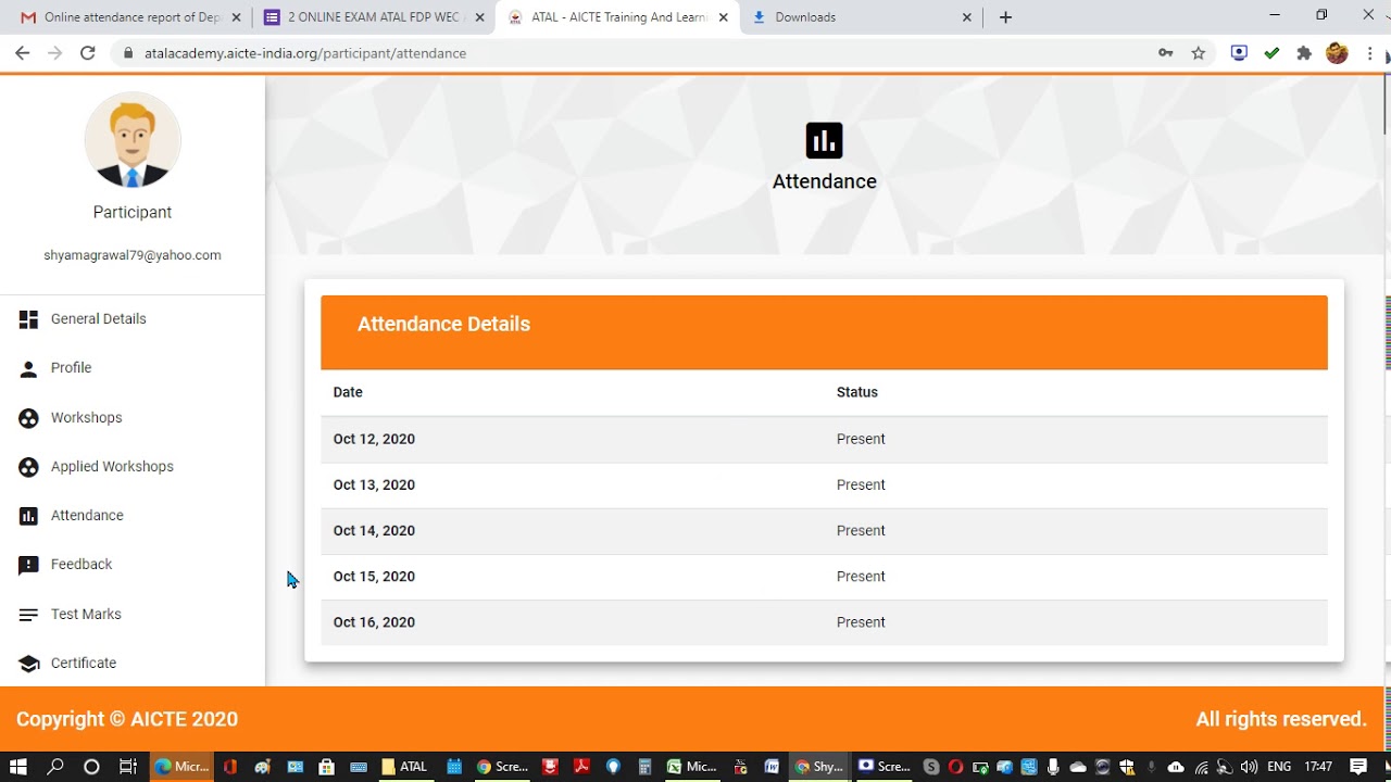 How to Download Certificate from ATAL ACADEMY PORTAL - YouTube