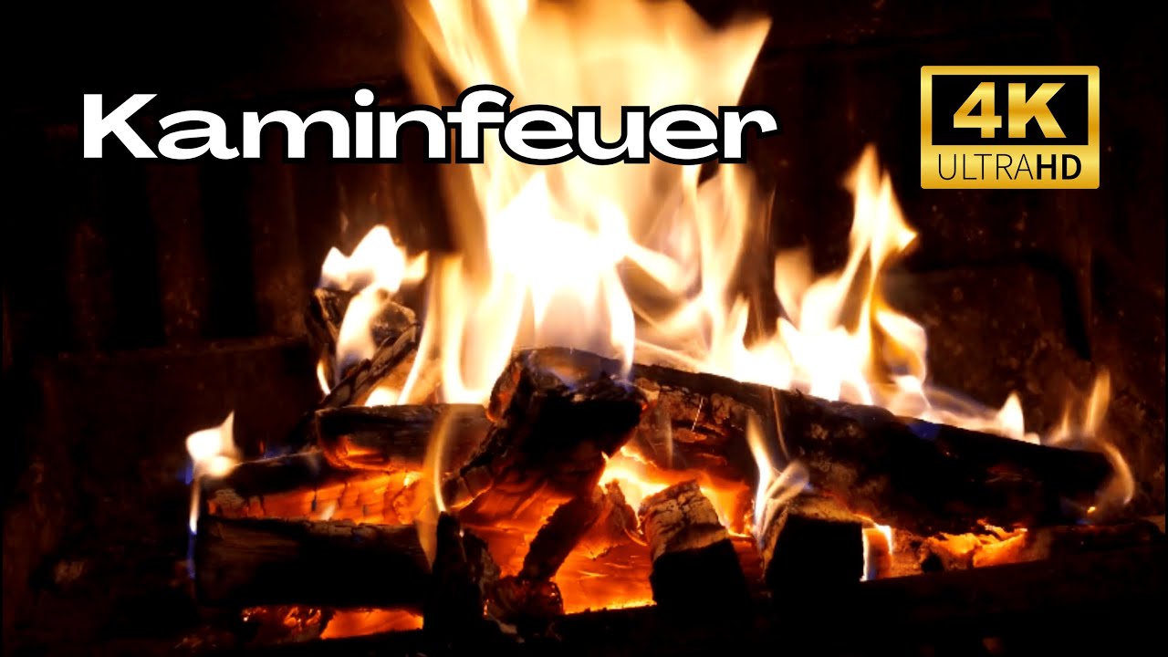 Kaminfeuer 4K zum entspannen - mit Noctura Relax - YouTube