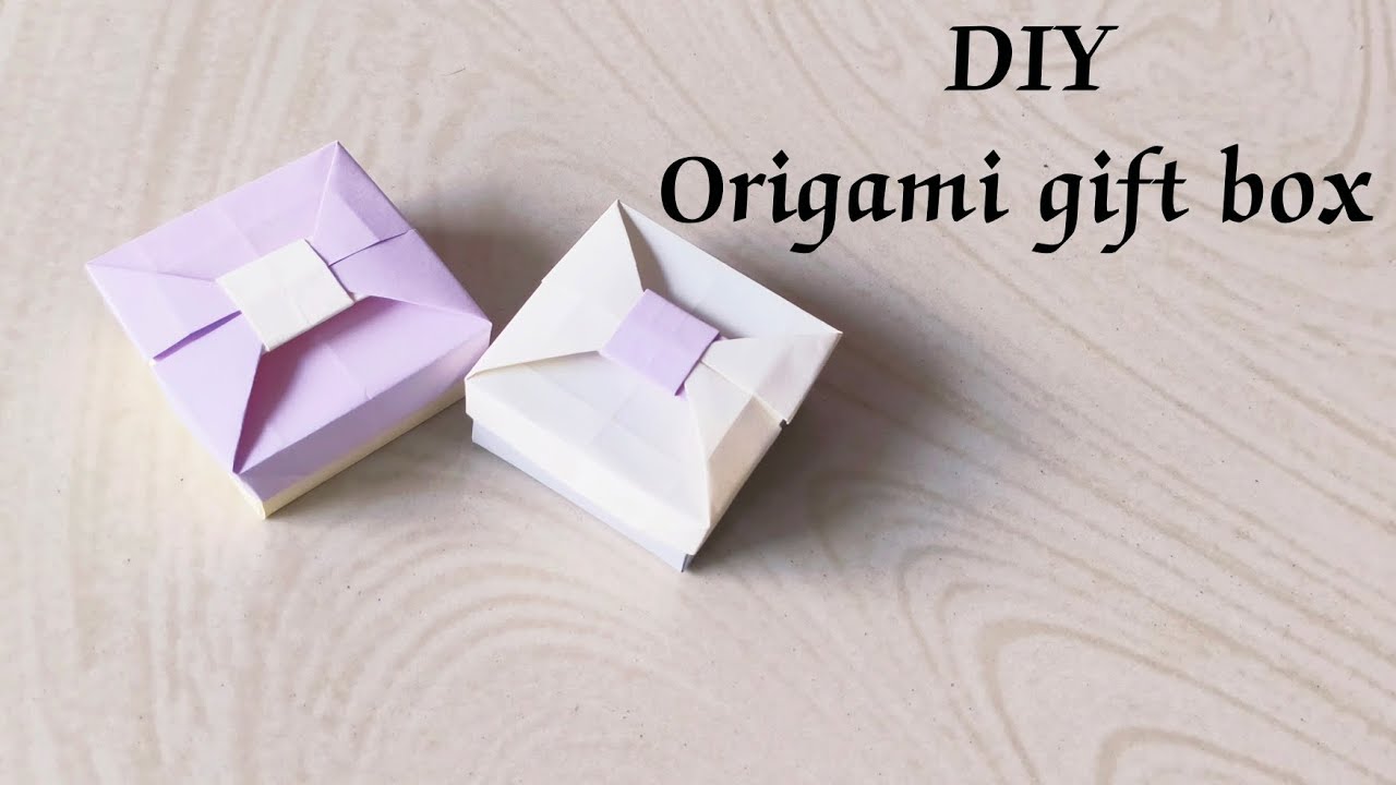 Origami gift box 🎁/DIY packaging IDEA/How to make Gift Box?/How to make ...