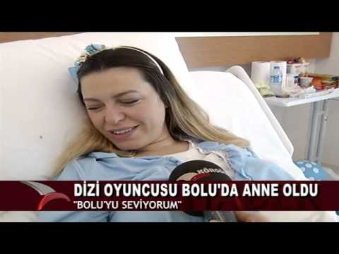 DİZİ OYUNCUSU BOLU’DA ANNE OLDU