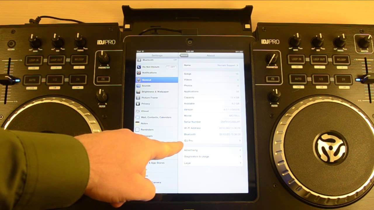 iDJ Pro - How to view your firmware version - YouTube