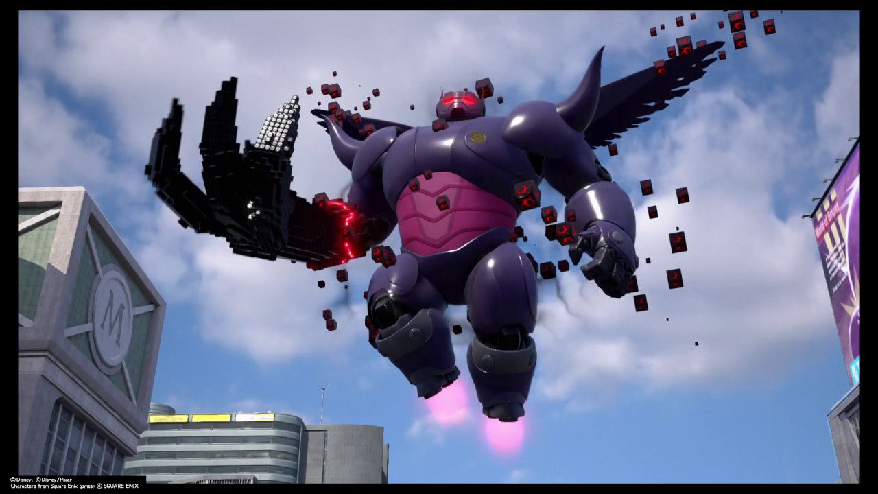 KINGDOM HEARTS III Dark Baymax Phase 1 - Level 1 Critical Mode. - YouTube