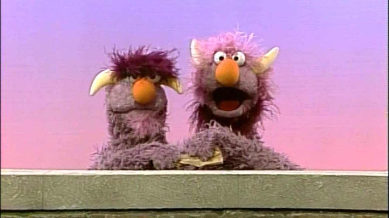 Sesame Street - Two Headed Monster and the Popcorn bag - YouTube
