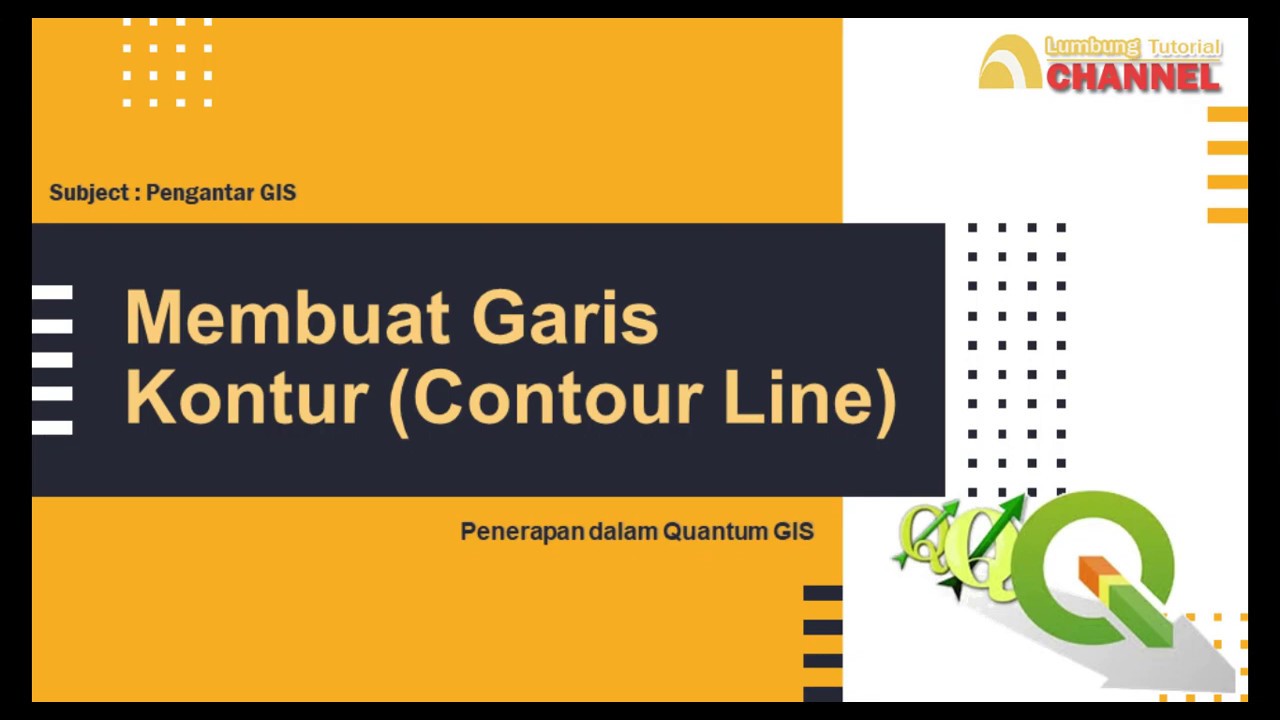Cara membuat kontur ( Contour Line ) dengan Quantum GIS - YouTube