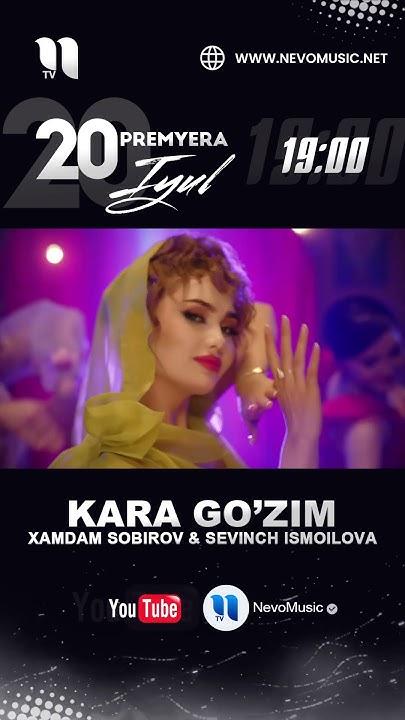 Sevinch Ismoilova & Xamdam Sobirov - Kara go’zim (Primera) - YouTube