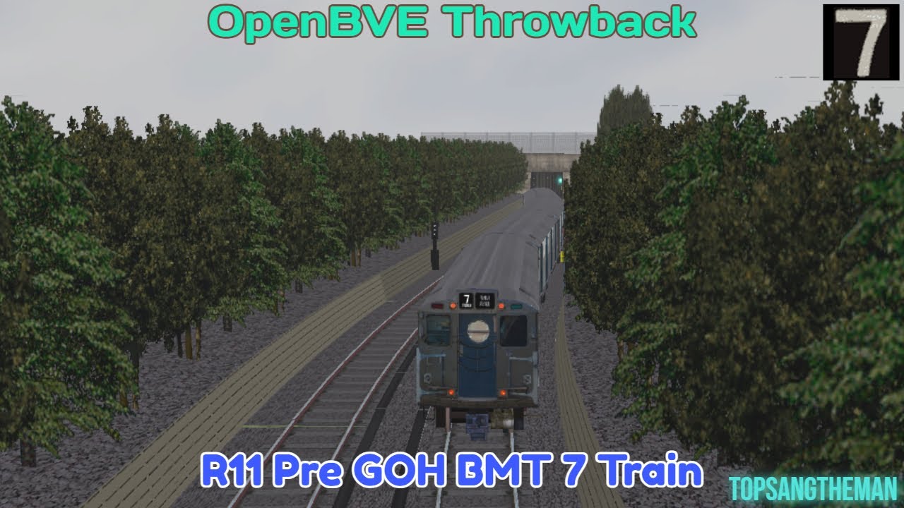 OpenBVE Throwback - R11 Pre GOH BMT 7 Train - YouTube