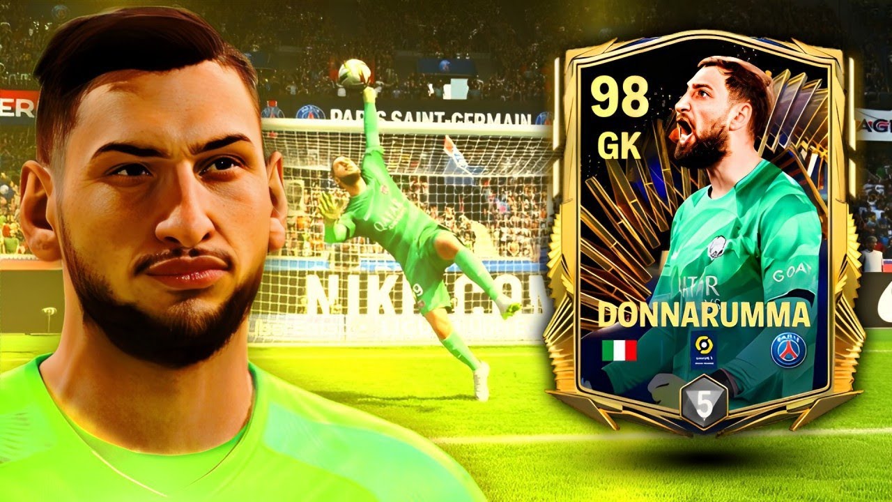 98 OVR TOTS DONNARUMMA IS THE NEW BEAST GK OF FC MOBILE! - YouTube