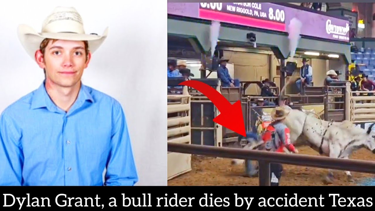 Dylan Grant Texas bull rider dies after stepped on at Wharton County ...