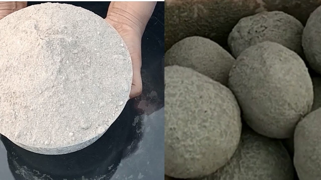 ASMR very soft sand and pur cement silk mixed dart pouring dipping ...
