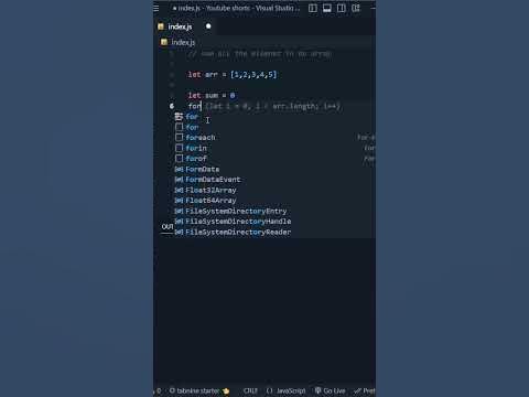Sum All the Elements in an Array | #js Tip | #shorts #coding #javascript #share #subscribe #like ...