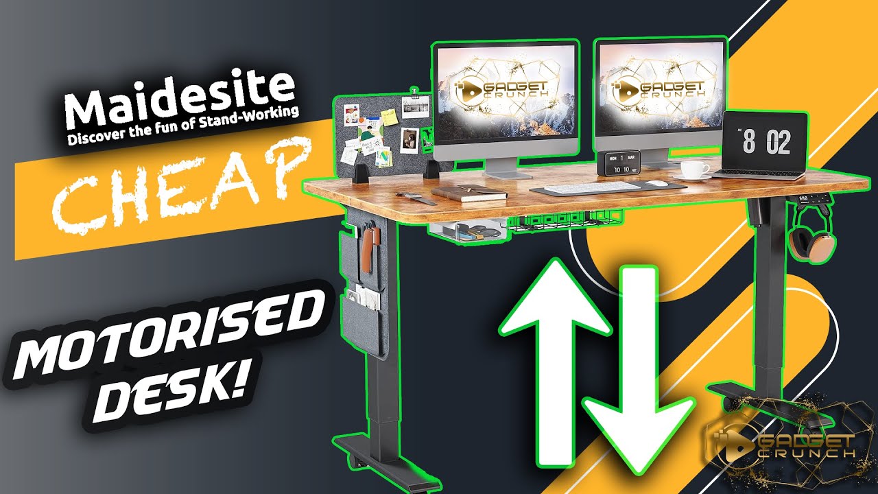 The Maidesite S2 Standing desk - Affordable Motorised Desks! - YouTube