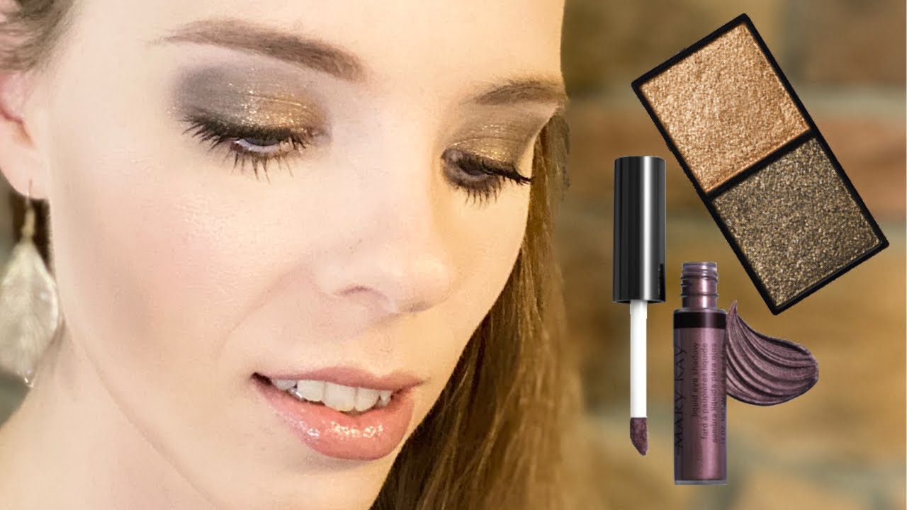 Autumn/Fall Makeup Look | Mary Kay Foil Eye Shadows - YouTube