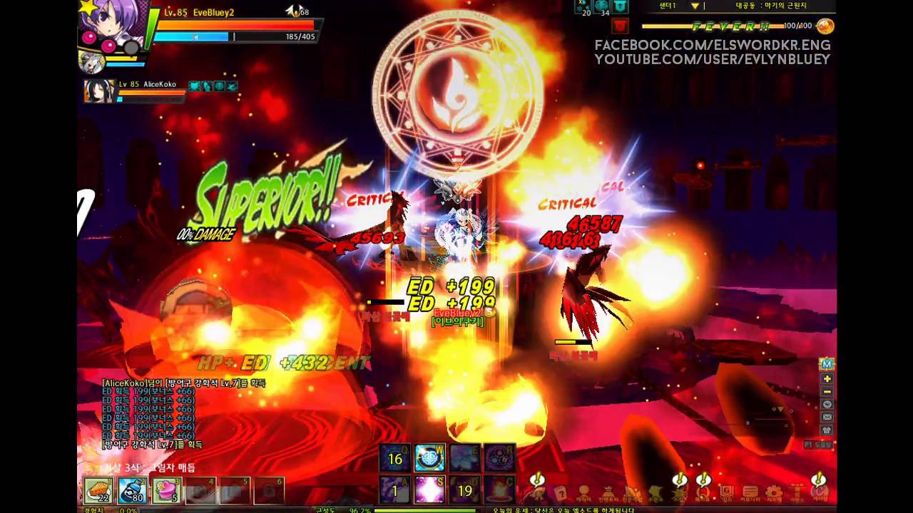 엘소드 Elsword KR Lanox Secret Dungeon run - YouTube