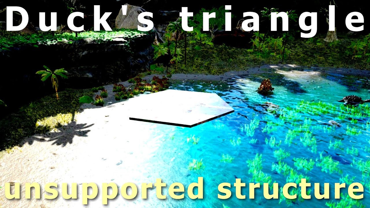 triangle unsupported structure how-to | Ark: Survival Evolved 149 - YouTube