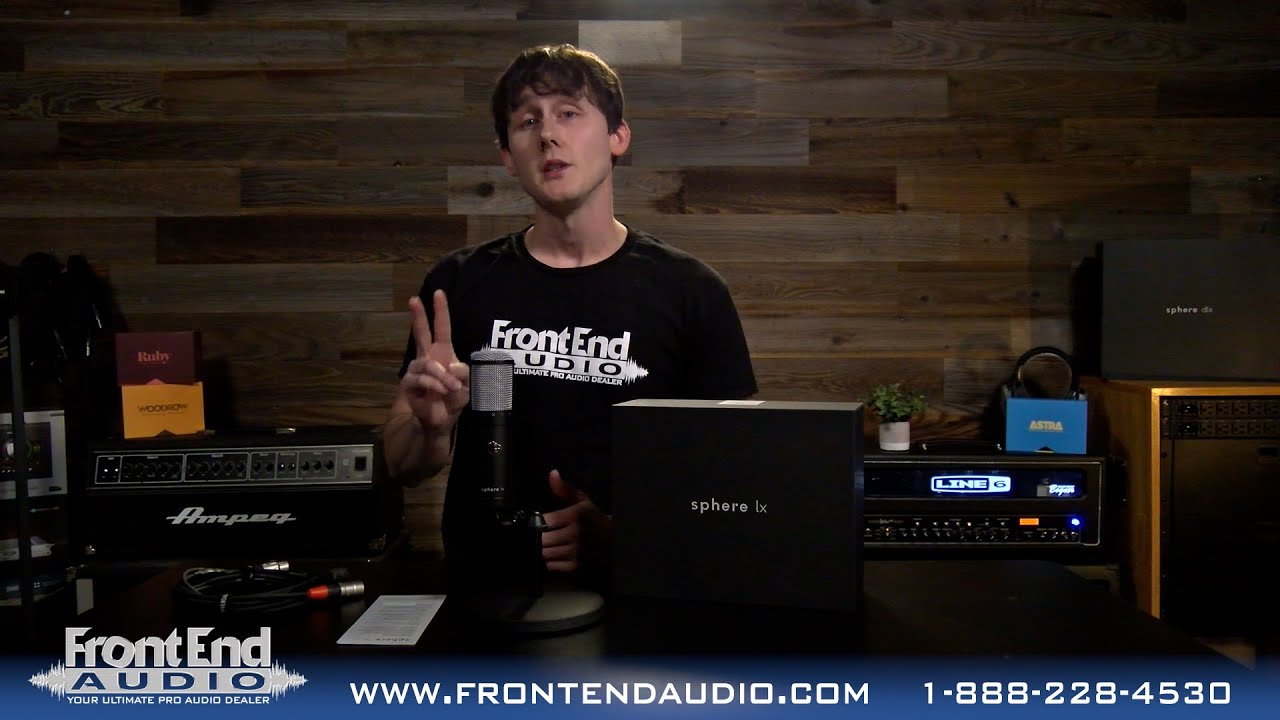 Universal Audio Sphere LX Modeling Microphone - Out Of The Box at Front ...