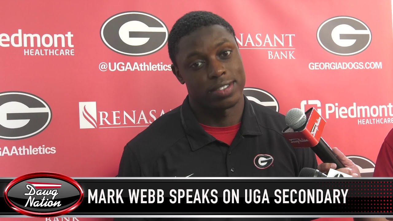 Georgia DB Mark Webb discusses Georgia football defense - YouTube