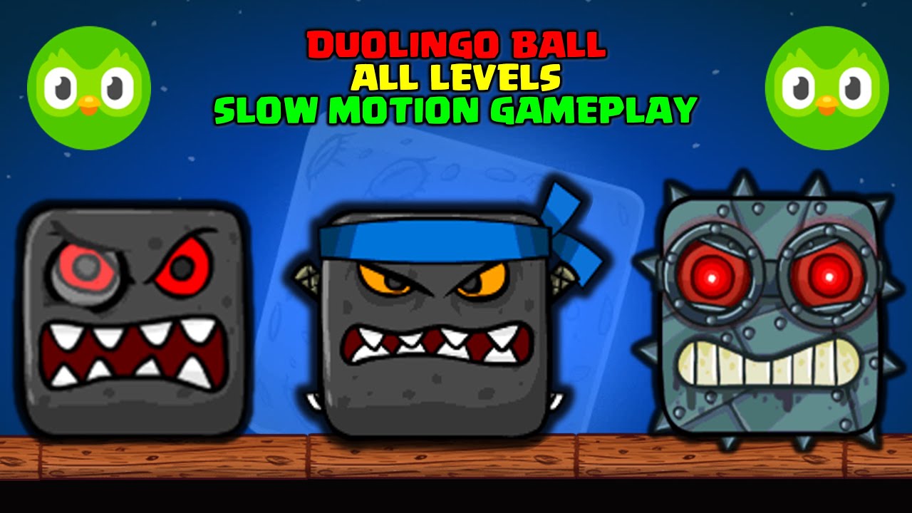 Duolingo Ball - Slow Motion - All Levels - Duolingo Ball Gameplay ...