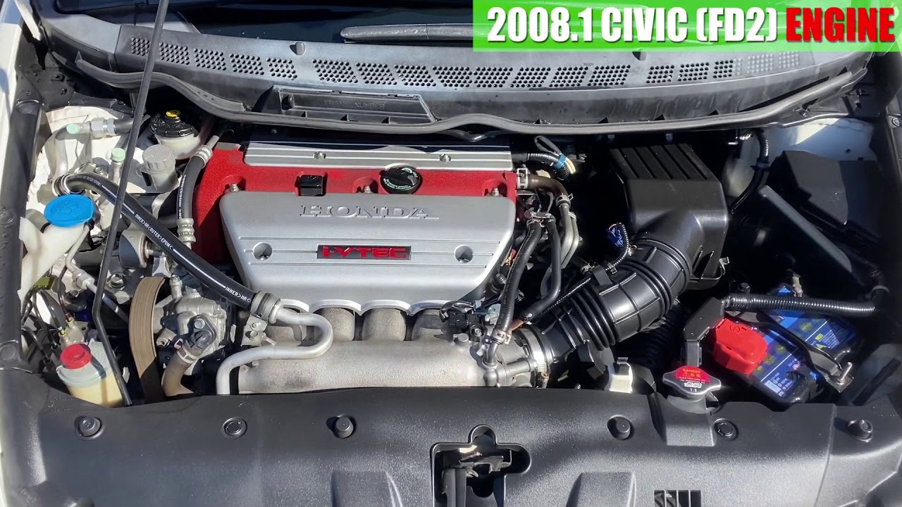 【中古車】シビックタイプR(FD2) エンジン編 RAYS CE28ホイール - YouTube