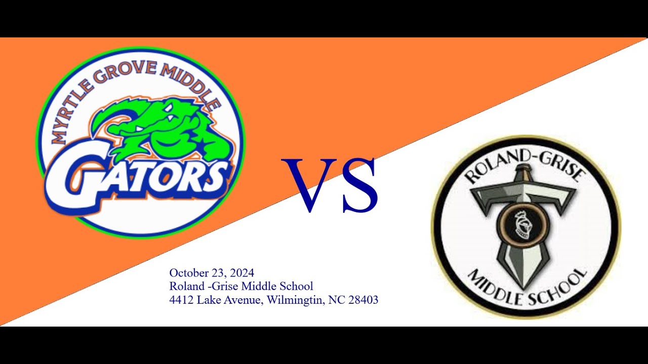 Myrtle Grove Middle School Gators vs Roland-Grise Knights10/23/24 - YouTube