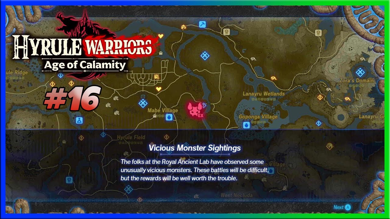 | Hyrule Warriors: Age of Calamity | Ep. 16 "Monsters of the Vicious ...