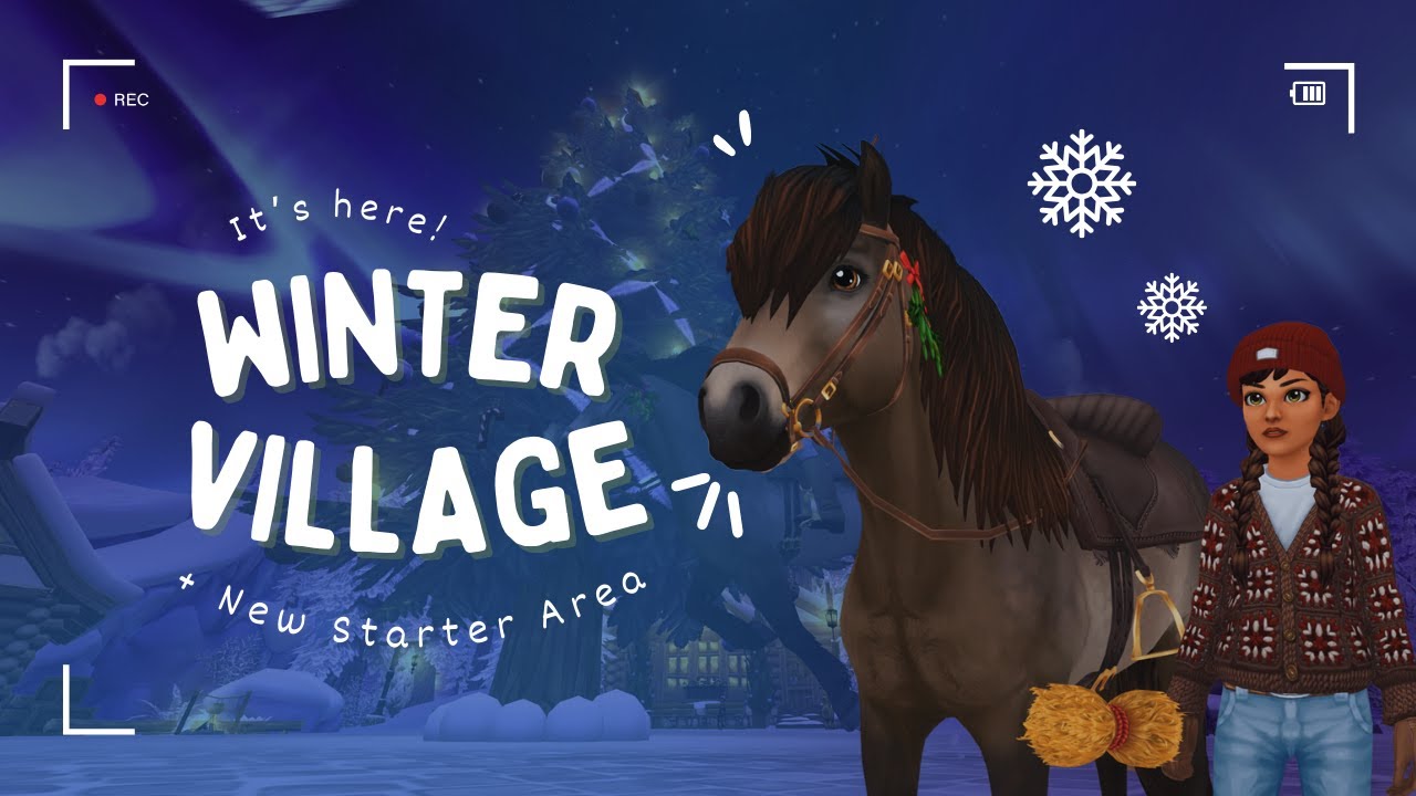 Winter Village Is Here! + A New Starter AREA?! | Star Stable Winter ...