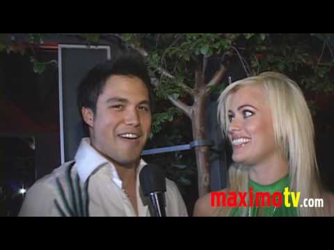 Michael Copon Interview at Claudia Jordan's Birthday Bash