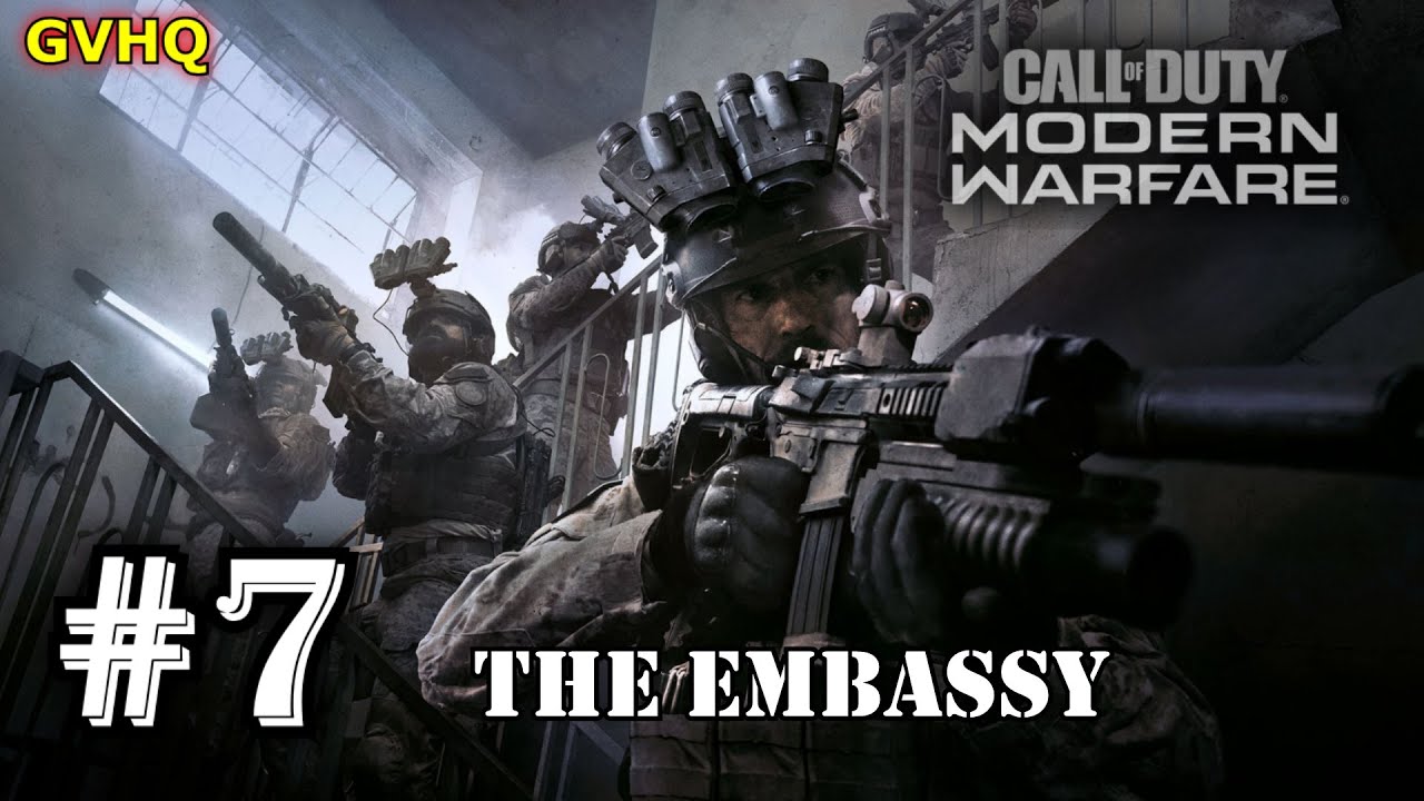 Call Of Duty Modern Warfare (2019) - Mission 7 - The Embassy ...