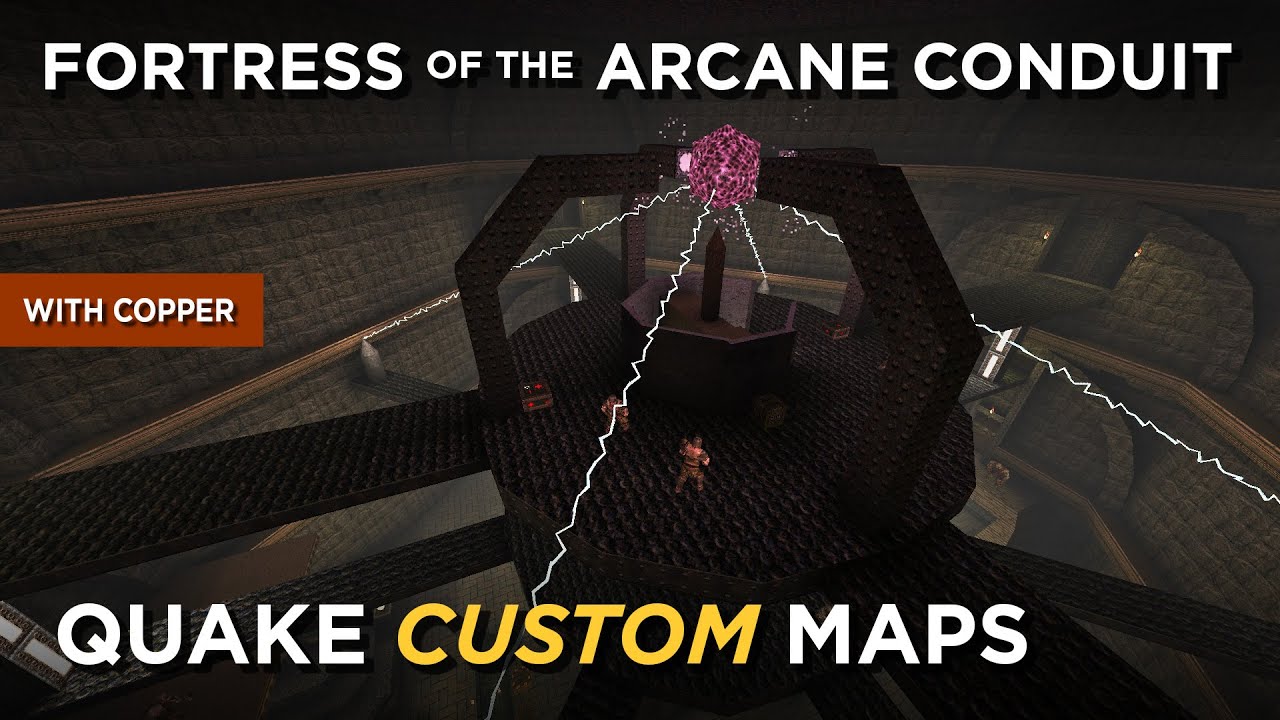 Quake Maps - Fortress of the Arcane Conduit - YouTube