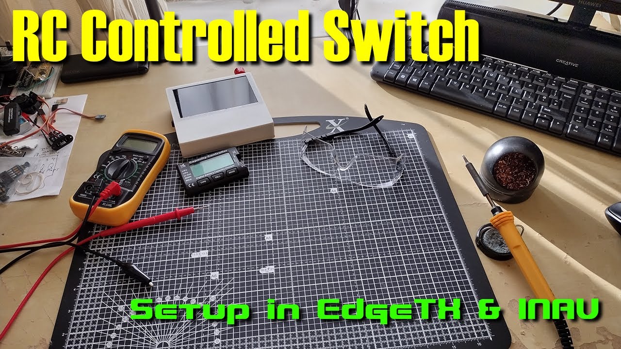 Build desk - RC Controlled Switch - YouTube