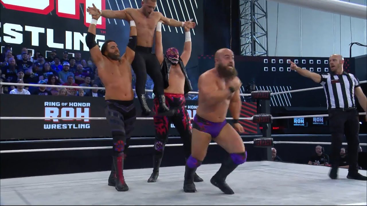 The Dark Order vs Adam Priest, Sean Maluta & Zicky Dice ROH HonorClub ...