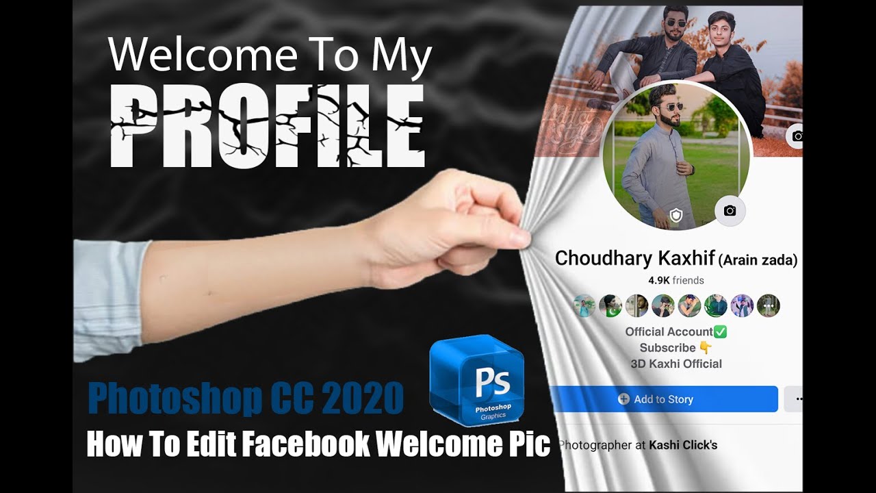 Welcome To My Profile Facebook Cover Photo