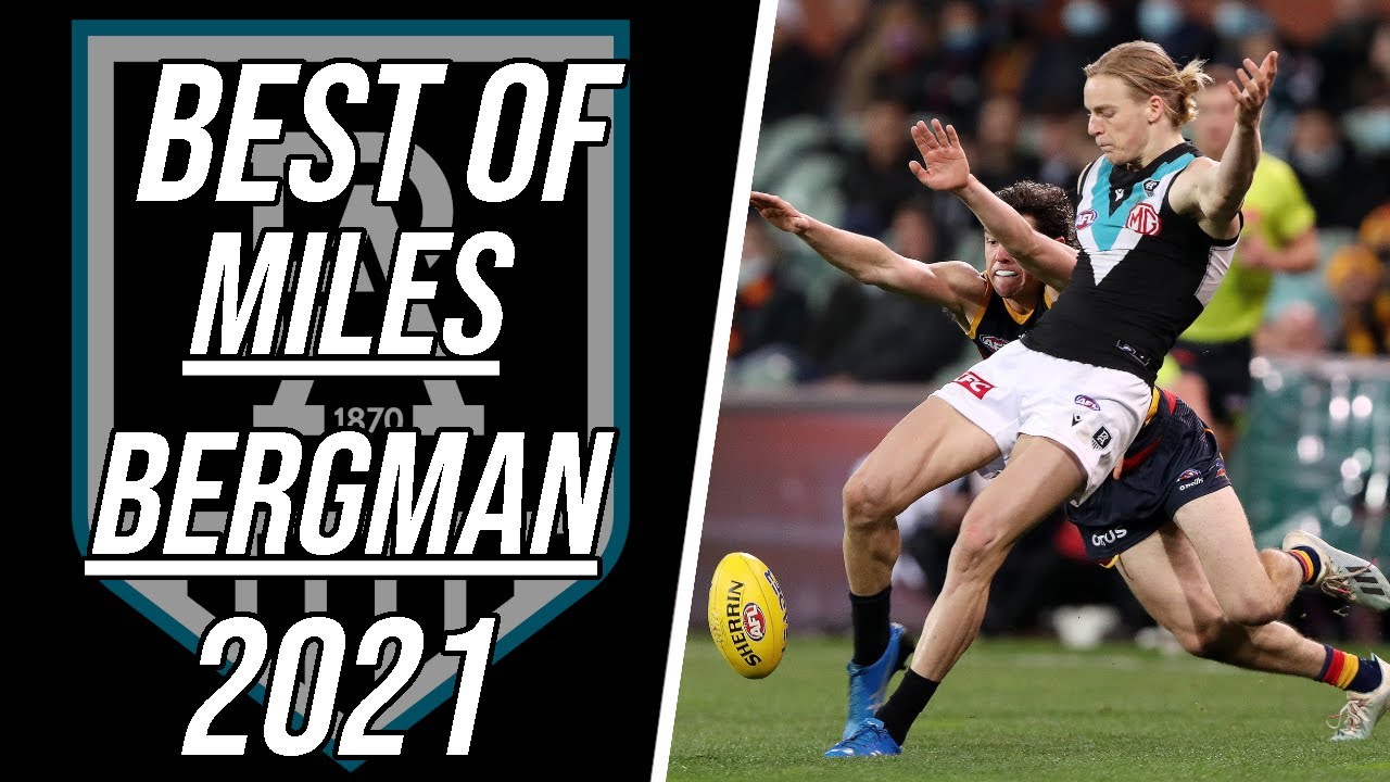 Miles Bergman 2021 AFL Highlights - YouTube