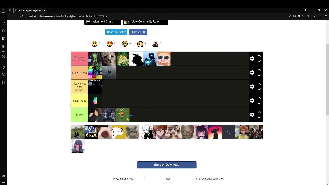 official hypixel skyblock p*d0 tier list - YouTube