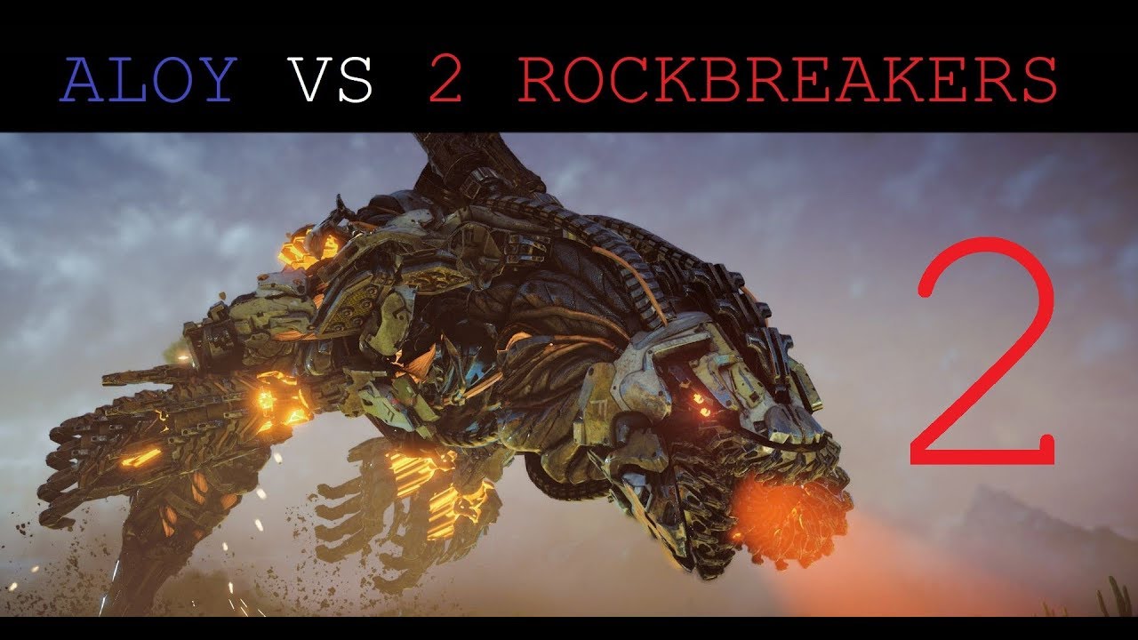 Aloy taking 2 ROCKBREAKERS down AGGRESSIVELY on ULTRAHARD (NORA BRAVE ...