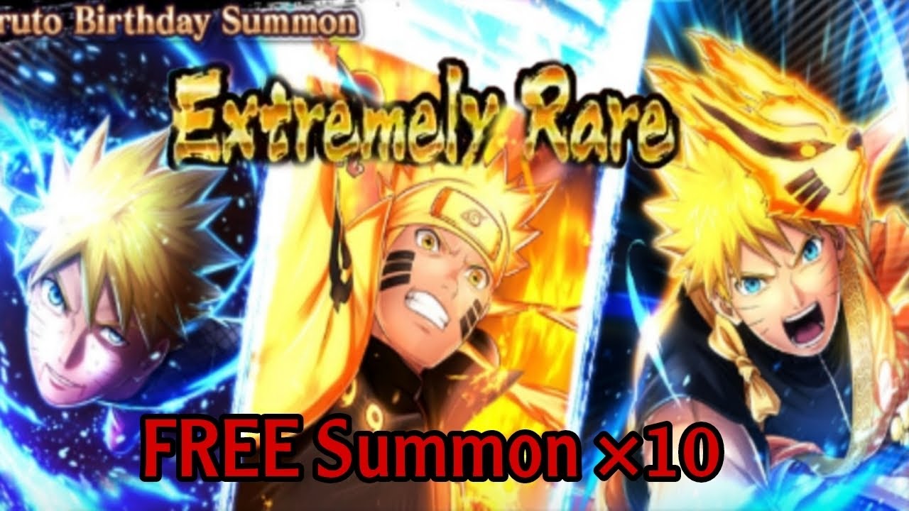 NXB NV/ FREE Summon Naruto Birthday - YouTube