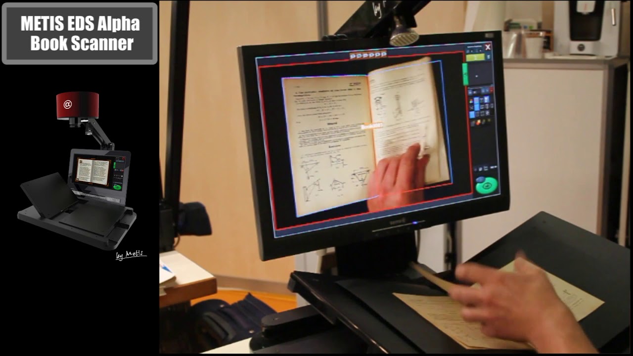 METIS EDS ALPHA Book Scanner - YouTube