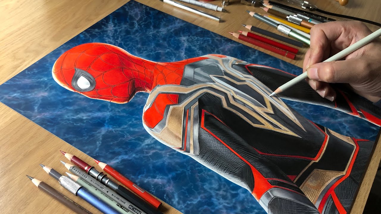 Drawing Spider-Man: No Way Home - Time-lapse | Artology - YouTube