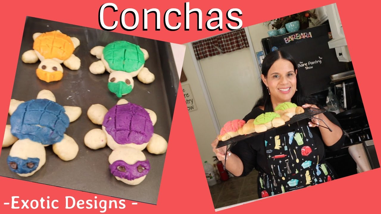 Simply Concha Recipe With a Twist | Fun Designs - YouTube