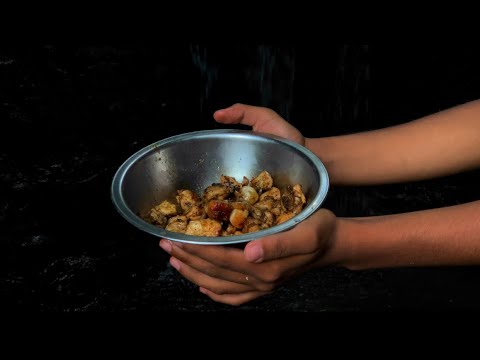 Cooking in waterfall || chicken - YouTube