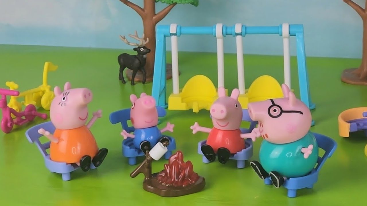 Peppa Pig | Camping Trip | New Motor Home Camping Toy Play_ KIDS VIDEO ...