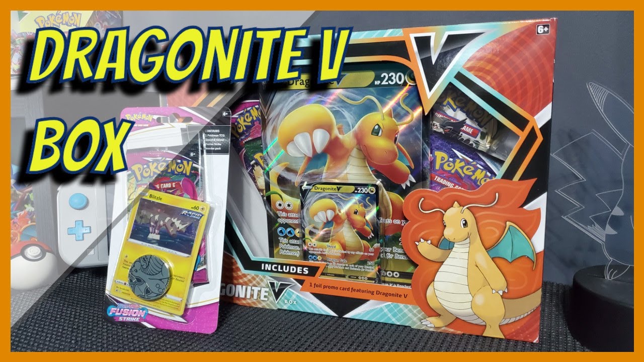 Dragonite V Box! More Fusion Strike Packs! | Pokémon TCG Pack Openings ...