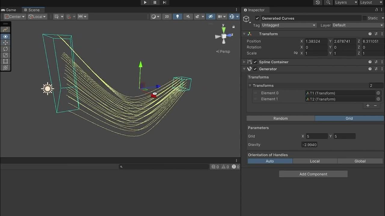 Curves Unity Package - Curves Generator Demo - YouTube