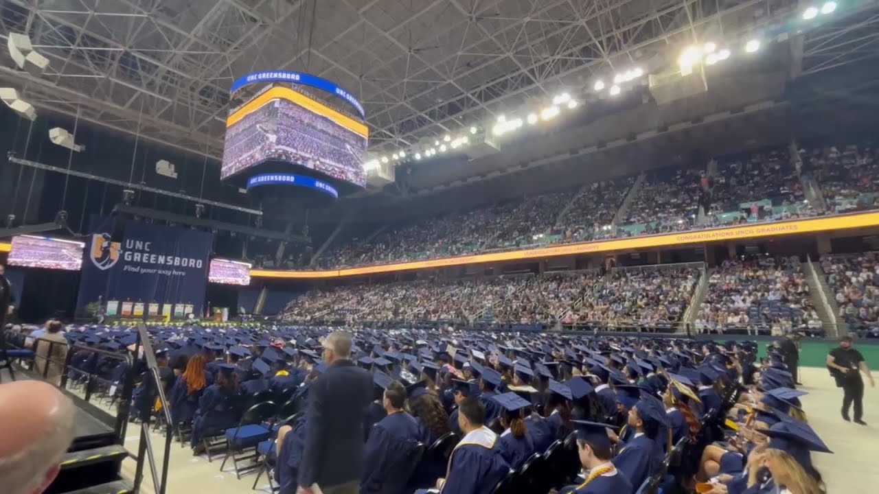 UNCG Graduation Ceremony - YouTube